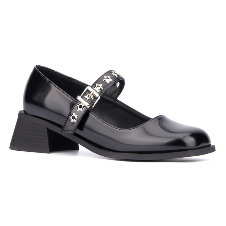 Olivia Miller Women's Asteroid Block Heels - 11, BLACK : Target