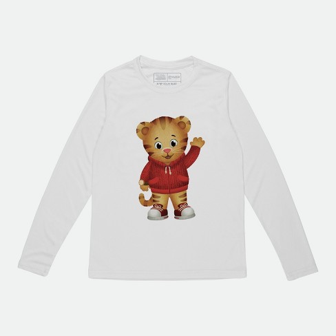 Vapor Apparel Daniel Tiger Toddler Upf 50+ Sun Protection Long Sleeve ...