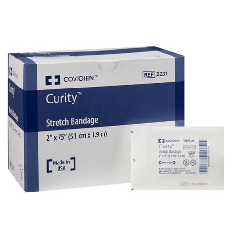 Curity Stretch Bandage, Sterile, 2 In X 75 In, 12 Count, 8 Packs, 96 ...