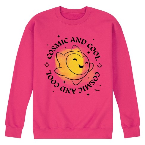 Men's Disney Cosmic Cool Star Graphic Fleece Sweatshirt - Magenta ...