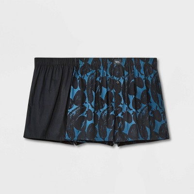 Men's Knit Boxers 5pk - Goodfellow & Co™ Gray/black L : Target