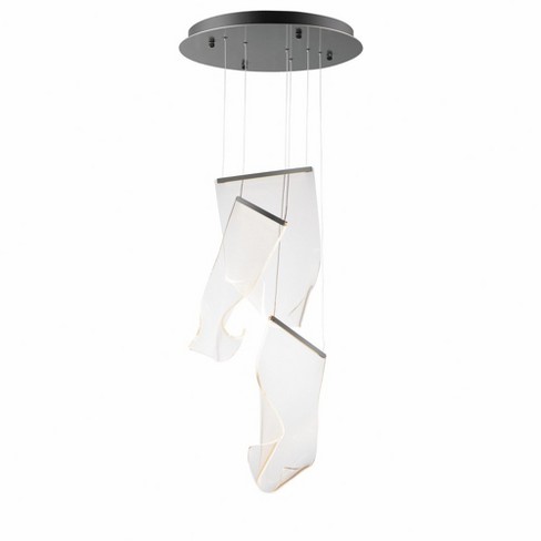 Et2 Lighting Rinkle 3 - Light Pendant In Brushed Gunmetal : Target