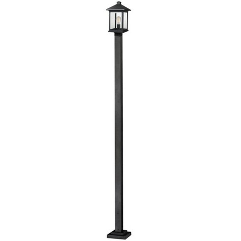 Z-lite Portland 1 - Light Post Light In Black : Target