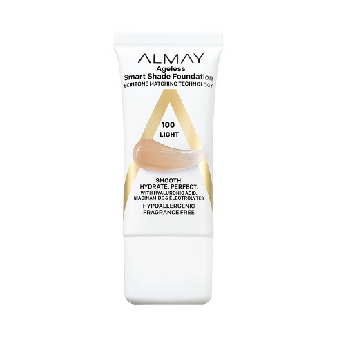 Almay Smart Shade Ageless Foundation - 100 Light - 1 Fl Oz : Target