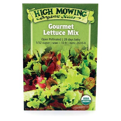 High Mowing Organic Seeds Gourmet Lettuce Mix 1 Pkts. : Target