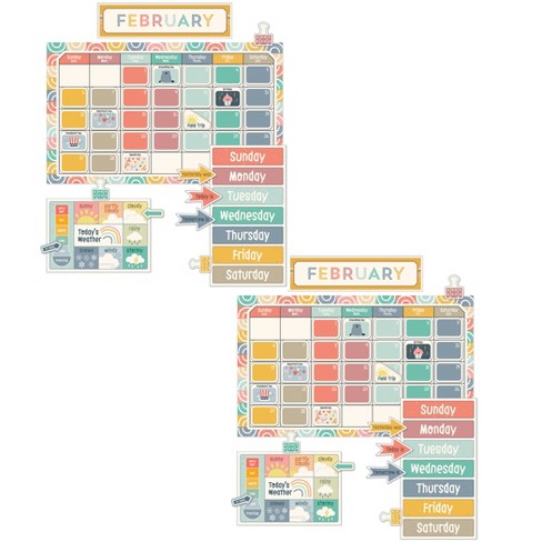 Carson Dellosa Education We Belong Calendar Bulletin Board Set, 2 Sets ...