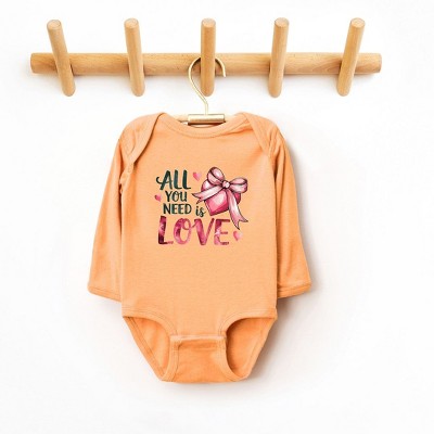 The Juniper Shop All You Need Is Love Coquette Baby Long Sleeve ...