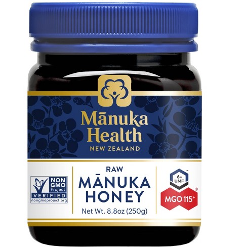 Manuka Health Manuka Honey Umf 6+/mgo 115+ (250g/8.8oz), Superfood, Authentic Raw Honey From New ...