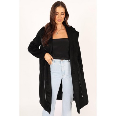 Petal And Pup Womens Mila Zip Front Long Coat : Target