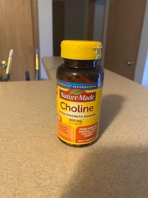 Nature Made Choline Capsules - 60ct : Target