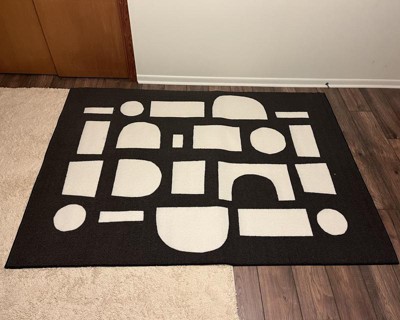 3'x5' Large Modern Shape Rug Cream - Room Essentials™ : Target