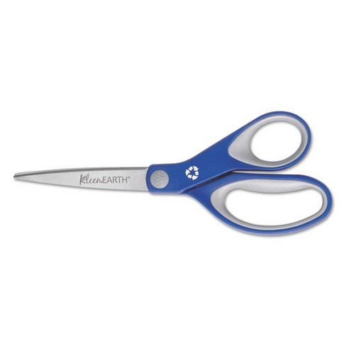 Westcott Kleenearth Soft Handle Scissors, 8" Long, 3.25" Cut Length ...