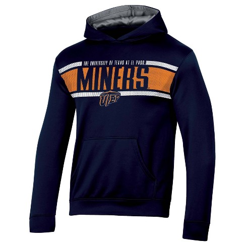 Ncaa Utep Miners Boys' Poly Hooded Sweatshirt - L : Target