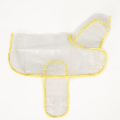Sussexhome Pets Small Dog Raincoat With Hood - Transparent Dog Rain ...
