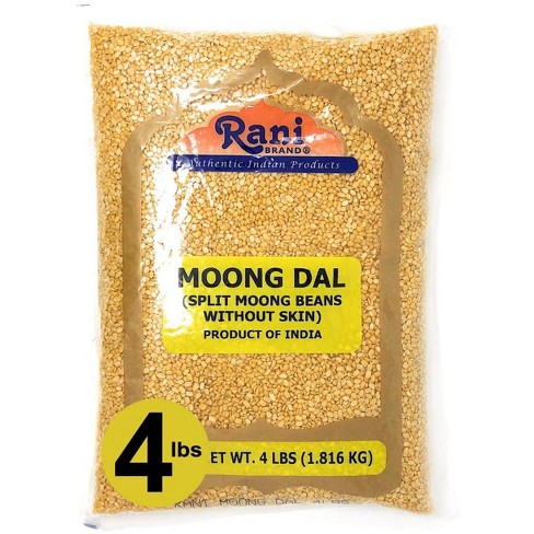 Moong Dal (split Moong Beans Skinless) - 64oz (4lbs) 1.81kg - Rani ...
