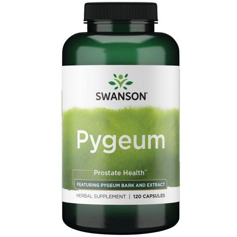 Swanson Herbal Supplements Pygeum - Featuring Pygeum Bark & Extract ...