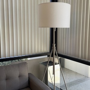 GDFStudio Alaric Mid-Century Modern Metal Floor Lamp with Adjustable ...