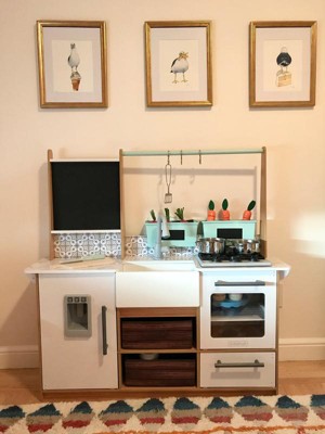 Kidkraft Farmhouse Play Kitchen With 18pc Accessory Play Set : Target