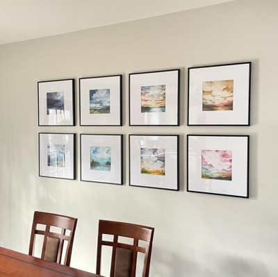 27" X 40" Matted To 24" X 36" Elevated Aluminum Poster Frame Black ...