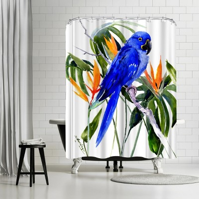 Laural Home Tropical Bird Of Paradise Shower Curtain : Target