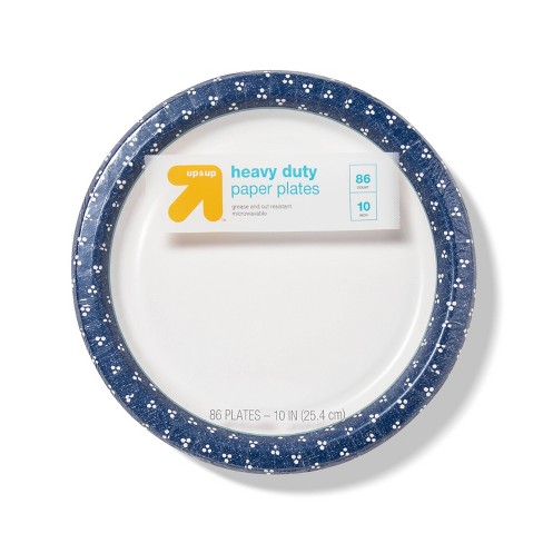 Paper Plate 10" - 86ct - Up & Up™ : Target