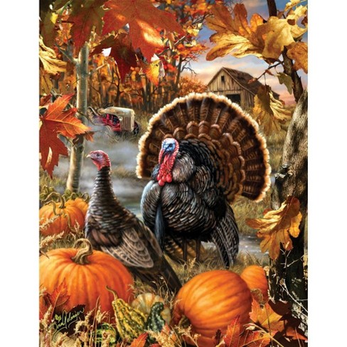 Sunsout Gobbler Farms 1000 Pc Large Pieces Thanksgiving Jigsaw Puzzle ...