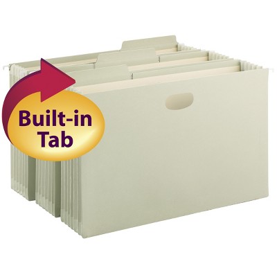 Smead Fastab Hanging File Pocket With Full-height Gusset, 3-1/2 ...