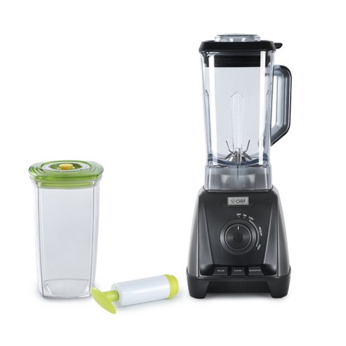 Commercial Chef High Power Blender 1200w With Steel Housing, Black : Target
