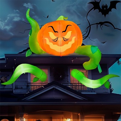 Joyfy 7.5FT Halloween Inflatables Outdoor Decorations, 3 Pcs Window ...