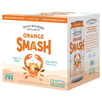 Devils Backbone Orange Smash - 4pk/12 Fl Oz Cans : Target