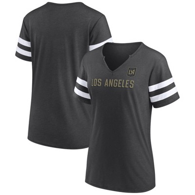 Mls Los Angeles Fc Women's Split Neck T-shirt - L : Target
