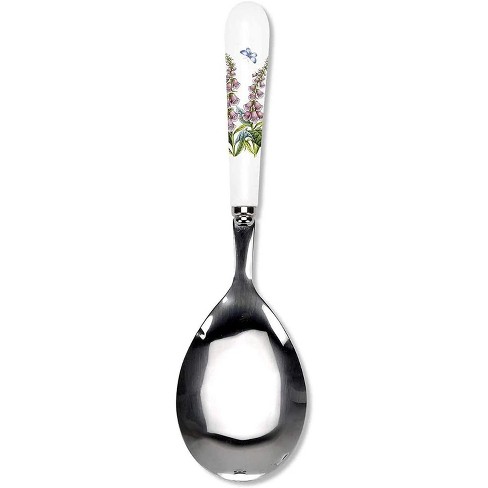 Portmeirion Botanic Garden Serving Spoon, 10 Inch Serving Spoon With ...