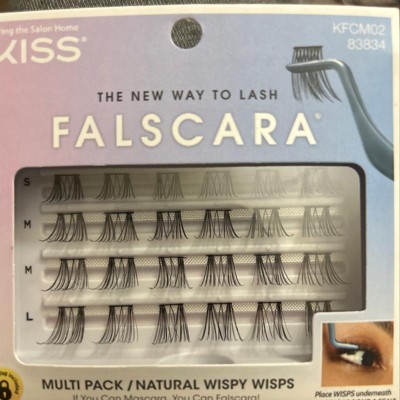 Kiss Products Falscara Natural Wispy False Eyelash Clusters Multipack ...