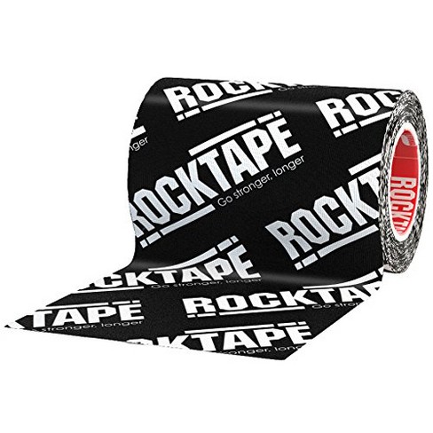 Rocktape 4" Pattern Active Recovery Kinesiology Tape - Black Logo : Target