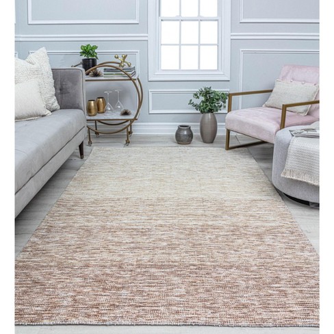 Rugs America Rowan Rw10e Bohemian Solid Area Rug For Dining Room Rug ...