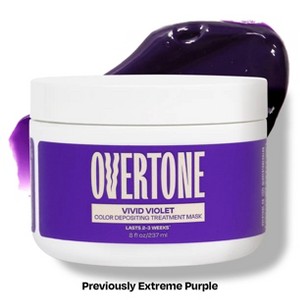 Overtone Semi Permanent Hair Color Conditioning Mask, Vivid Violet ...