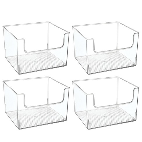 Mdesign Open Front Plastic Storage Bin For Cube Furniture, 12" W, 4 ...