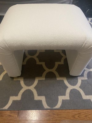 Cicely Waterfall Ottoman Cream Boucle - Threshold™ : Target