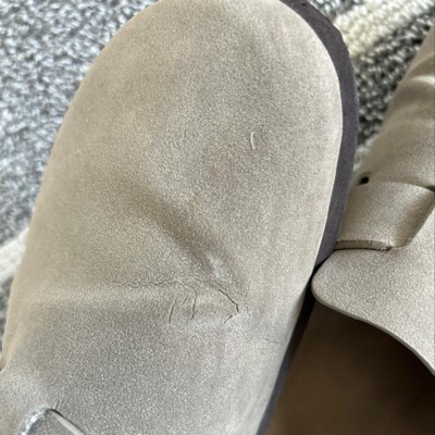 Women's Betsy Clog Mule Flats - Universal Thread™ Taupe 8 : Target