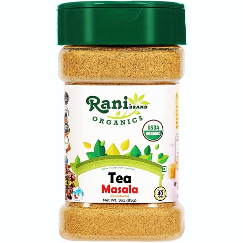 Organic Tea (chai) Masala, Indian 6 Spice Blend - 3oz (85g) - Rani ...