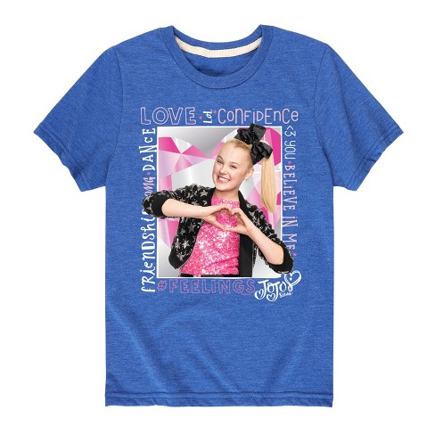 Jojo Siwa #feeling Short Sleeve Graphic T-shirt - Royal Blue - 3t : Target