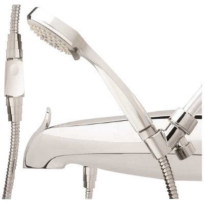 Evolve 3-spray Patterns Wall Mount Handheld Shower Head 1.5 Gpm With ...