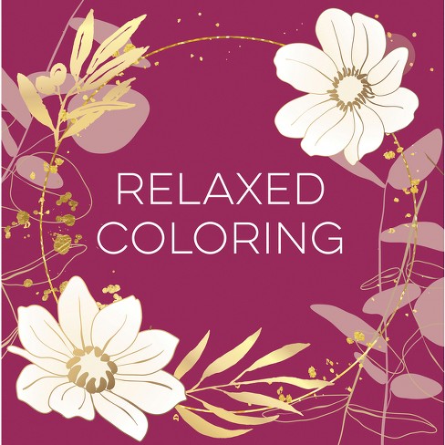 Relaxed Coloring (each Coloring Page Is Paired With A Soothing ...