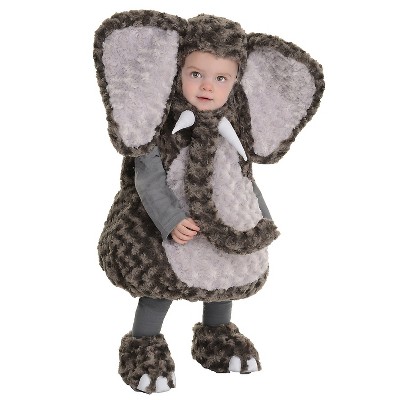 Halloween Express Toddler Elephant Costume - Size 12-18 Months - Gray ...