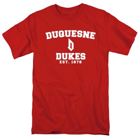 Duquesne University Official Circle Logo Adult T-shirt, Red, 5x-large ...