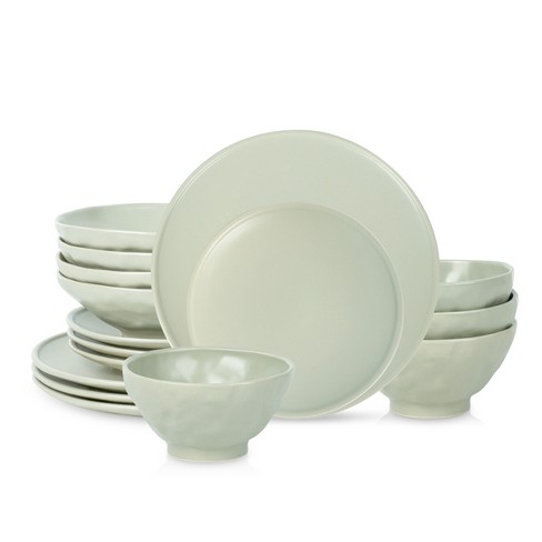 Stone By Mercer Project Nendo 16-piece Dinnerware Set Stoneware ...
