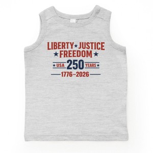 Liberty Justice Freedom 250 Year - Toddler Graphic Tank : Target
