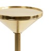Kate And Laurel Frisk Metal Drink Table, 8x8x23, Gold : Target