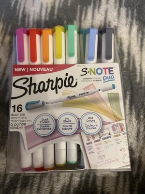 Sharpie S-note 8pk Dual Tip Creative Highlighters Assorted Colors : Target