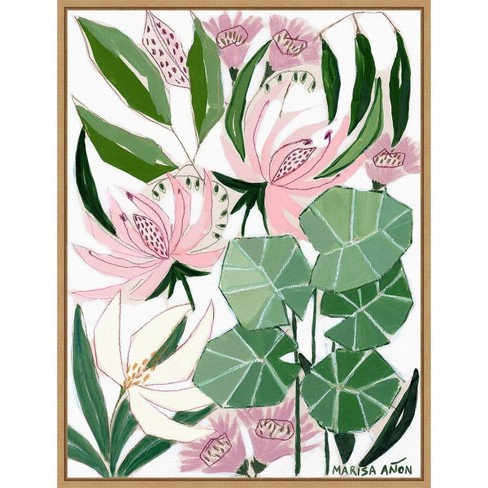 18" X 24" Bohemia 1 By Marisa Anon Framed Canvas Wall Art - Amanti Art ...